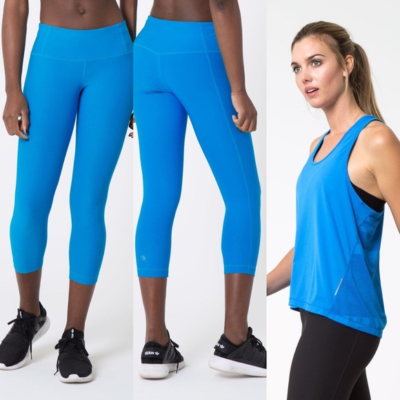 MPG | Pants & Jumpsuits | Dare Signature Capri Azure | Poshmark